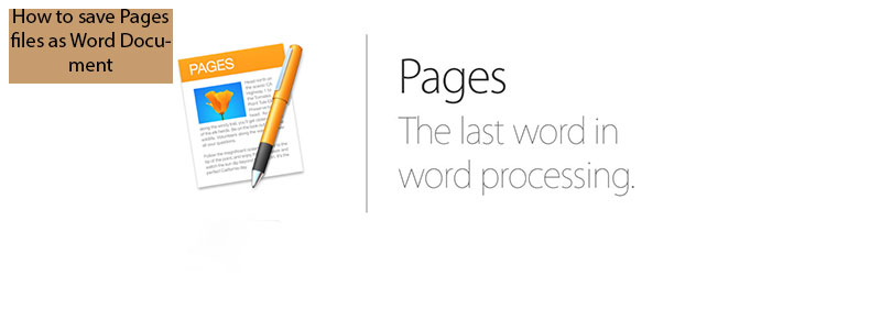How To Export Pages Documents To Word Documents 